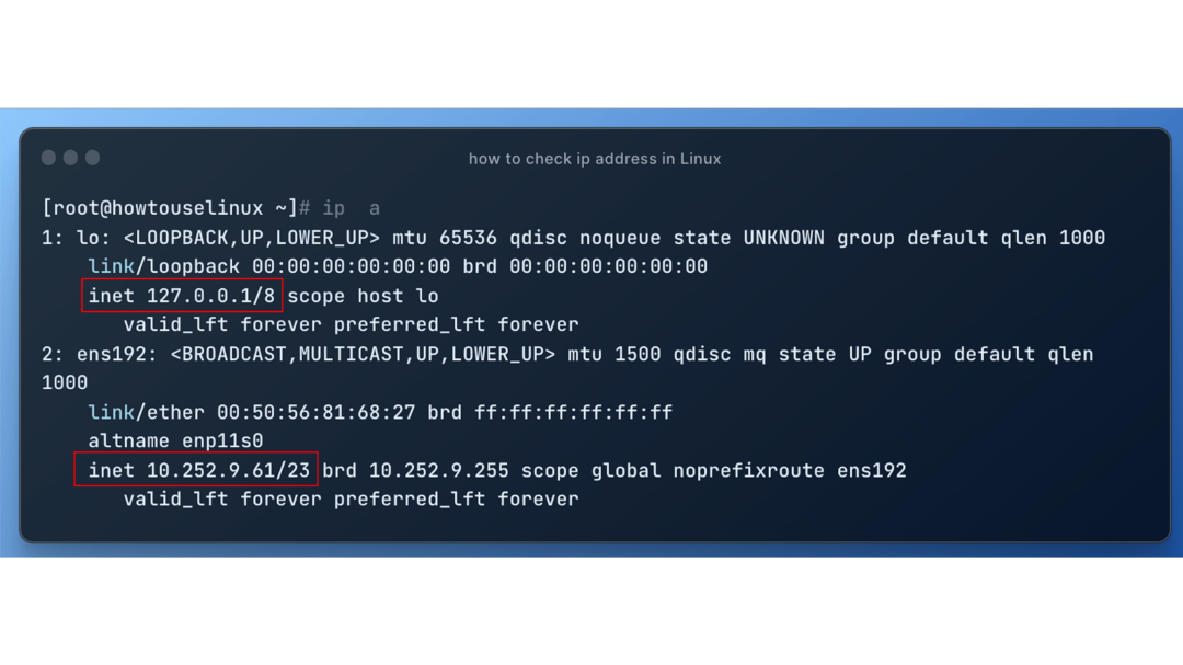 3 Ways to Find Your IP Address in Linux - howtouselinux