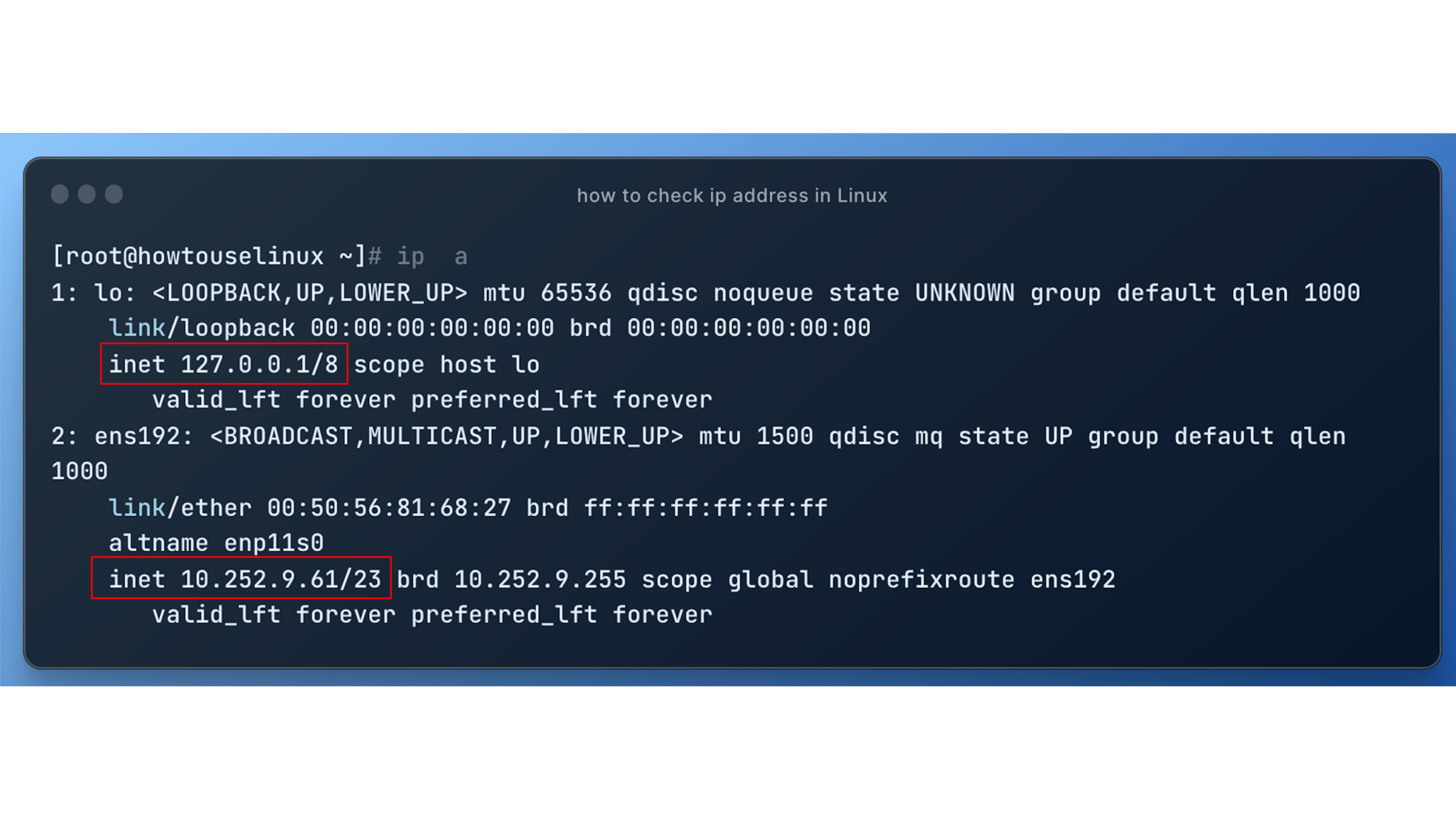 3 Ways to Find Your IP Address in Linux - howtouselinux