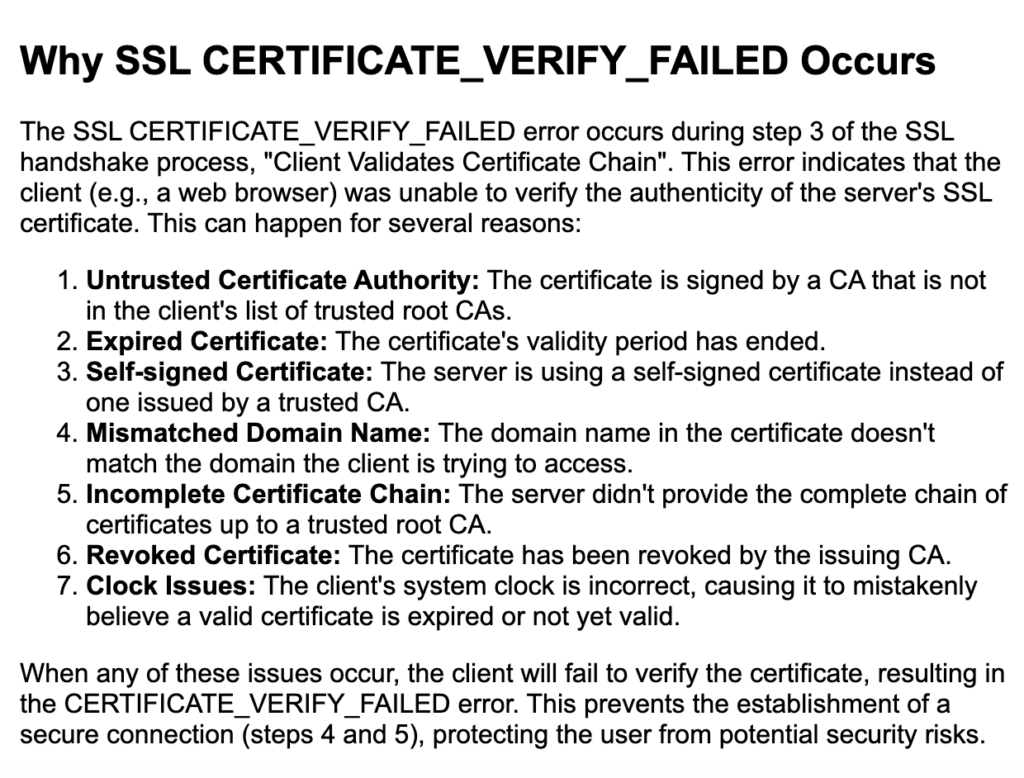 5 Ways to fix SSL: CERTIFICATE_VERIFY_FAILED in Python - howtouselinux