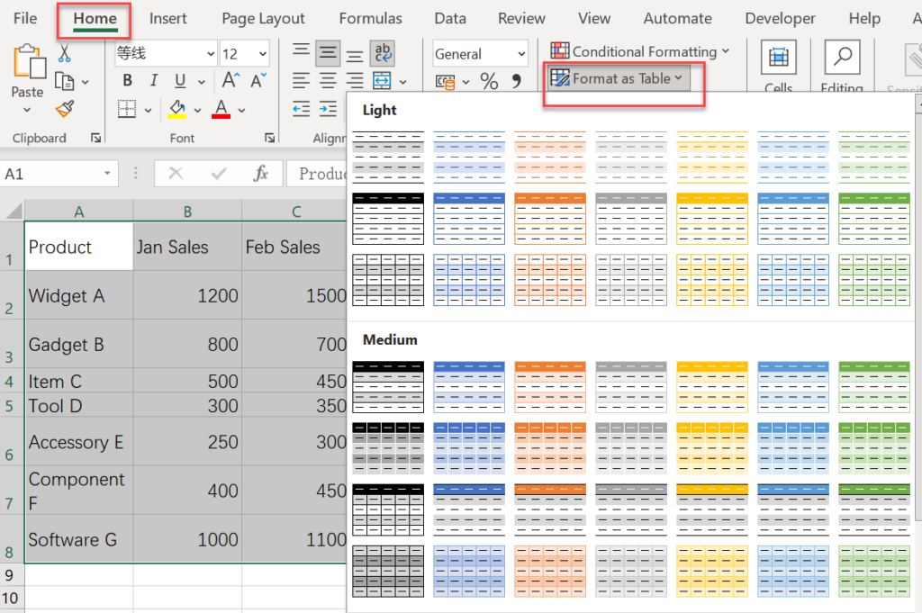 3 Easy Ways To Alternate Row Colors In Excel Howtouselinux