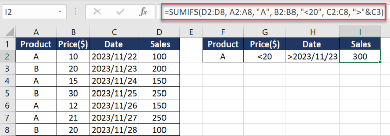 10 Advanced Excel Sumifs Function Examples To Boost Your Data Management Skills Howtouselinux