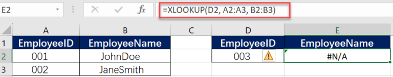 7 Common Errors in XLOOKUP and How to Fix Them - howtouselinux