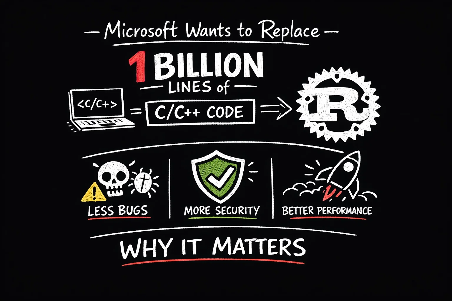 Microsoft Wants to Replace a Billion Lines of C/C++ With Rust — Why ...