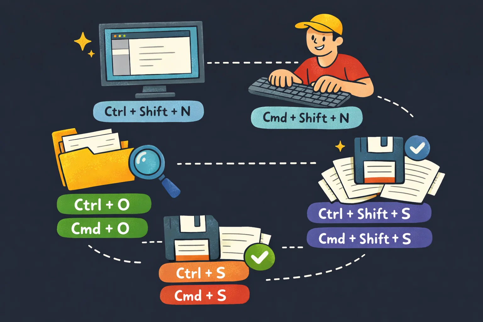 Complete Visual Studio Code (VS Code) Keyboard Shortcuts Guide - howtouselinux