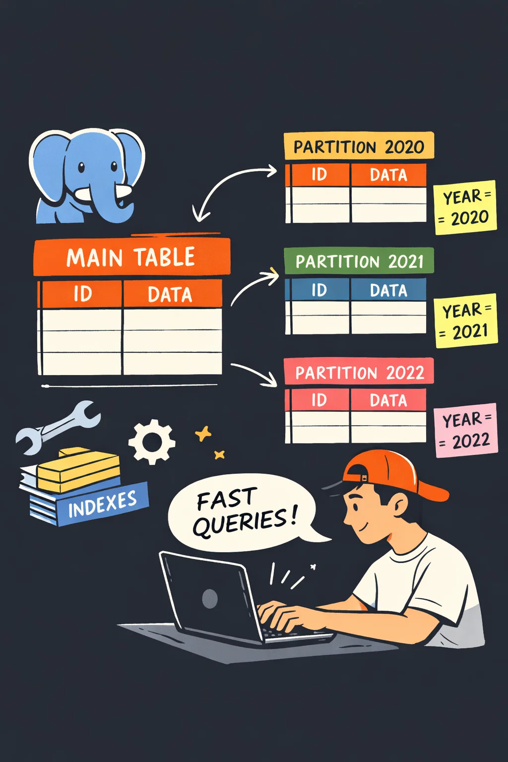 How to Create a Partition Table in PostgreSQL - howtouselinux